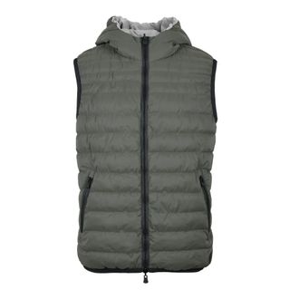 People of Shibuya Homme, Vestes, Vert, Taille: L Gilet sans manches &agrave; glissi&egrave;re