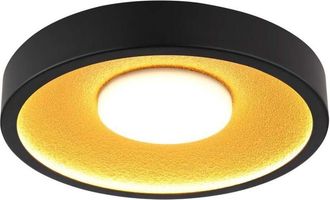 Globo Lighting Deckenleuchte LED Deckenlampe 3 Lichtmodi matt goldfarben Memoryfunktion D 40 cm