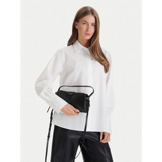 Calvin Klein Handtasche Calvin Klein Emblem Trio Top Handle Camera Ba LV04F3370G Schwarz