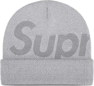 SUPREME Knockout Beanie mit Nieten - Grau