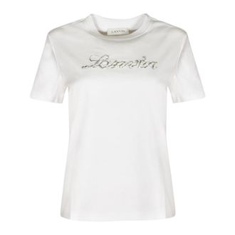 Lanvin Stylische T-Shirts und Poloshirts - - Tops - Damen - Wei&szlig; - M