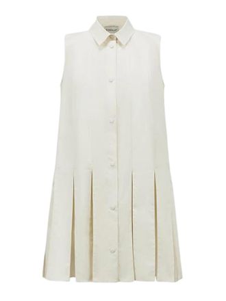 Moncler Robe Au Genou - Blanc