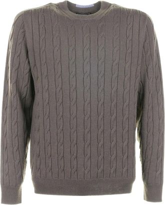 PESERICO pull en maille torsadée - Gris