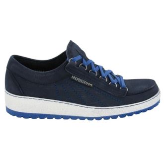Mephisto Homme, Chaussures, Bleu, Taille: 44 1/2 EU Chaussure de ville colorée pour homme