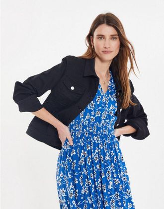 Threadbare Jeansjacke THB Rome Colour Denim Jacket (1-St) mit Brusttaschen