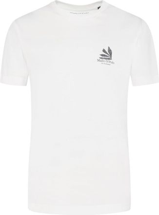 Marc O'Polo T-Shirt aus Baumwolle mit Print auf R&uuml;ckenseite in