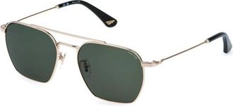 Police Homme, Accessoires, Jaune, Taille: 56 MM Splr72 300Y Lunettes de soleil