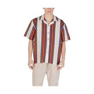 Gianni Lupo Homme, Chemises, Multicolore, Taille: M Glw121Da Chemise à Manches Courtes