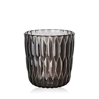 Kartell 1227V9 Vase Jelly, 25 x 23,5 cm, rauchgrau