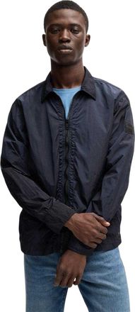 HUGO BOSS Leejay 1 Jacke f&uuml;r Herren, Leicht, Leger (Dunkelblau)