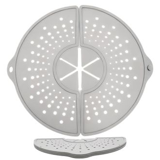 Generico Spritzschutz aus Silikon, spritzwassergesch&uuml;tzt, hitzebest&auml;ndig, 28 cm, Antihaft-Netzabdeckung, sp&uuml;lmaschinenfest, Pfannenschutz