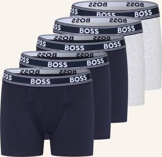 HUGO BOSS 5er-Pack Boxershorts blau