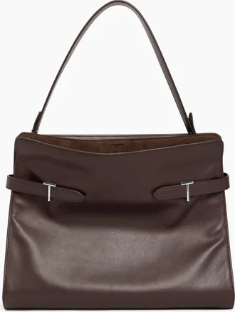 Le Tanneur Sac port&eacute; &eacute;paule mod&egrave;le maxi Emie en cuir lisse et nubuck