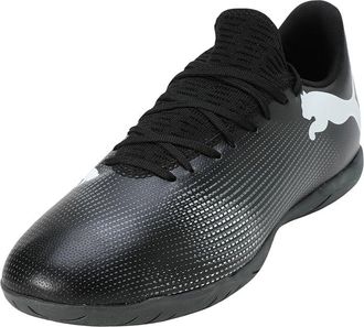 Puma Puma Men Future 7 Play It Soccer Shoes, Puma Black-Puma White, 44.5 EU