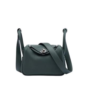 Herm&egrave;s Pre-owned Mini Lindy Schultertasche - - Pre-owned - Damen - Gr&uuml;n - ONE SIZE