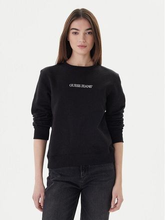 Guess Sweatshirt W4YQ10 KC811 Schwarz Classic Fit