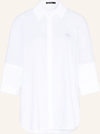 Marc Aurel Marc Aurel Oversized-Hemdbluse Mit 3/4-Arm weiss