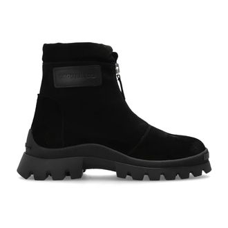 Dsquared2 Homme, Chaussures, Noir, Taille: 41 1/2 EU Bottines en cuir