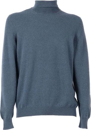 Fedeli Homme, Pulls, Bleu, Taille: XL Pull &agrave; col roul&eacute;