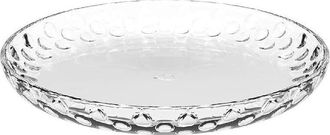 Leonardo Leonardo 066339 Teller, transparent, einfarbig, Glas, rund, 18 cm