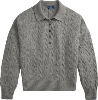 Polo Ralph Lauren Femme, Tops, Gris, Taille: 38 FR Polo Ralph Lauren Pulls