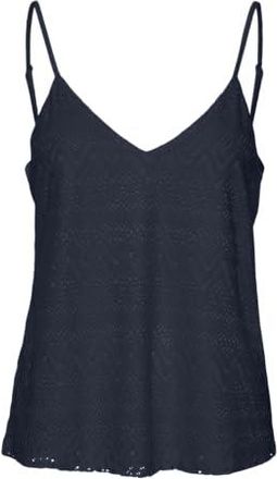 Vero Moda Vmmaya Haut à col en V JRS SPE Top, Blazer Bleu Marine, S Femme