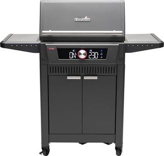 Char-Broil Smarter Gasgrill Evolve Gas, 90-370°C, App Control, Reinigungsfunktion, Kerntemperaturfühler, digitales Display - Ideal für draußen, Garten, Terrasse