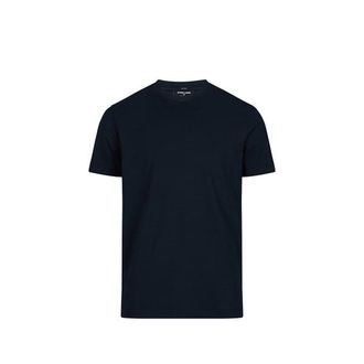 Strellson T-shirt &agrave; col c&ocirc;tel&eacute; rond en coton m&eacute;lang&eacute;