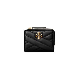 Tory Burch Kira Chevron Bi-Fold Portemonnaie - - Accessories - Damen - Schwarzk - ONE SIZE