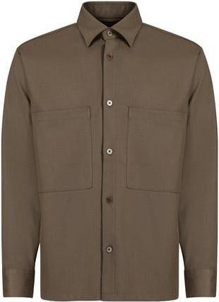 Nn.07 Chemise Freddy en laine m&eacute;lang&eacute;e