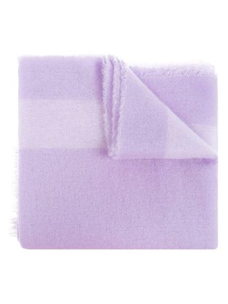 Moschino écharpe en jacquard - Violet