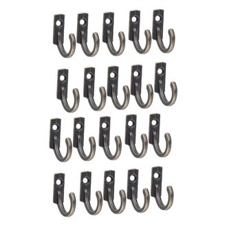 BESTONZON 20stücke Mini Vintage Wandhaken Aus Zinklegierung Metallkleiderhaken Kompakte Rostfreie Wandbefestigung Für Garderobe Tür Schrank Geeignet Für Schlafz