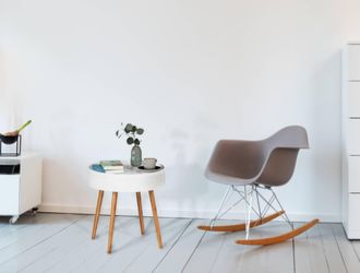WENKO home24 Beistelltisch I &Oslash; 50cm Wei&szlig;/Wei&szlig;