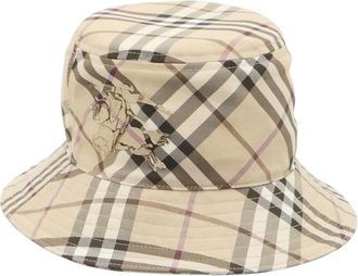 Burberry unisex, Accessoires, Beige, Taille: ONE Size Nova Check Bucket Hat