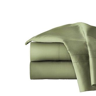 Pointehaven Pointehaven 620 Thread Count Long Staple Cotton Bettlaken-Set mit tiefen Taschen, Übergröße, moos, Queen