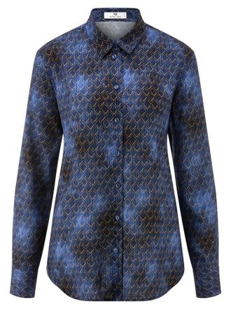 Peter Hahn Long-Bluse Peter Hahn blau