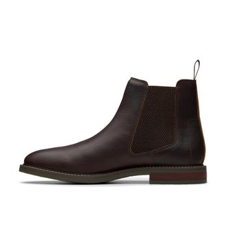 Clarks Herren Jaxen Easy Chelsea-Stiefel, Brown Tumb, 42.5 EU