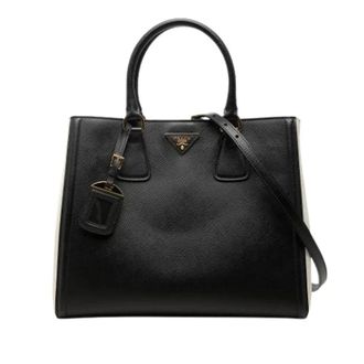 Prada Pre-owned Saffiano Satchel - - Pre-owned - Damen - Schwarzk - ONE SIZE