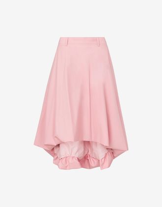 Moschino Jupe en popeline de coton - Rose