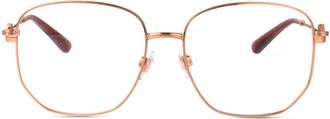 Dolce & Gabbana Eyewear Brille mit eckigem Gestell - Gold