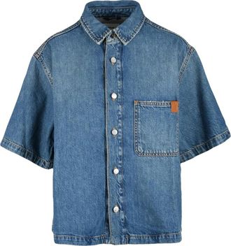 Haikure Femme, Blouses et Chemises, Bleu, Taille: 40 FR Denim Chemises