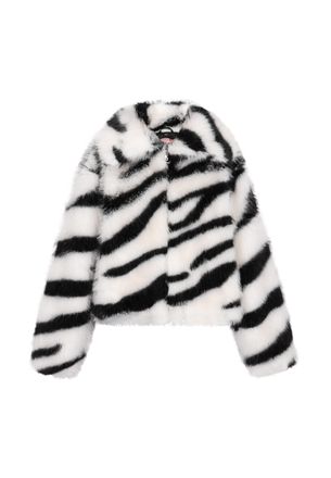 Mymo Jacke Damen weiss schwarz