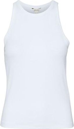 Vero Moda Vmirwina Débardeur VMA Noos Bretelles, Blanc éclatant, M Femme