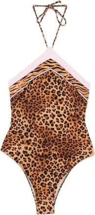 MC2 Saint Barth Femme, Maillots de bain, Brun, Taille: 42 FR Meryem Foulard Bandeau Maillot de Bain Une Pi&egrave;ce