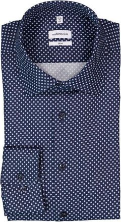 Seidensticker Seidensticker Herren Hemd blau