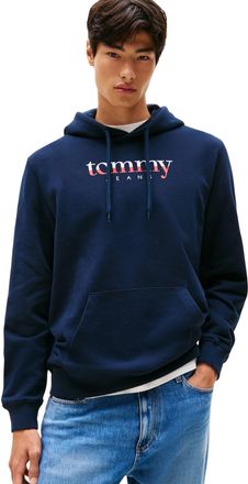Tommy Jeans Herren Hoodie Regular Fit, Blau (Dark Night Navy), 4XL