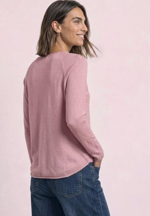 Street One Langarmshirt aus softem Materialmix