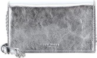 Ted Baker sac &agrave; &eacute;paule bandouli&egrave;re Mahiraa Crossbody Flapover Bag Silver - Col argent&eacute;