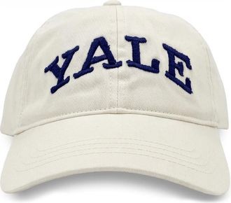 GANT Casquette Yale en serg&eacute; de coton d&eacute;lav&eacute; - Homme - Accessoires - Blanc - Taille: ONE Size