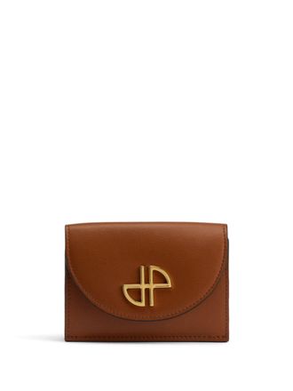 Patou portefeuille JP en cuir - Marron